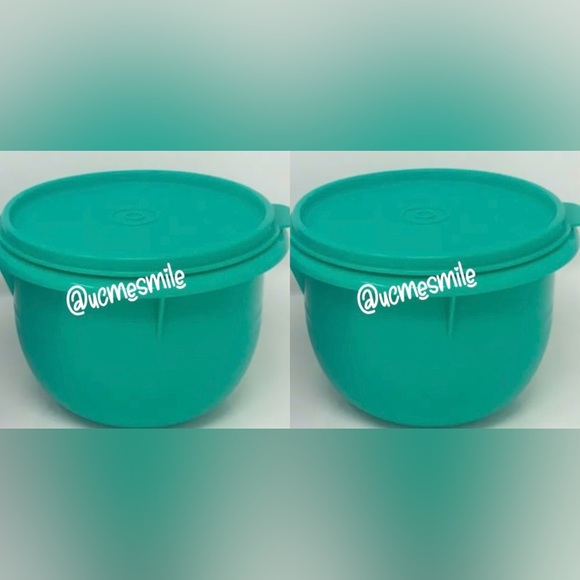 Tupperware | Kitchen | Tupperware Classic Flat Bottom Teal Green Mixing ...